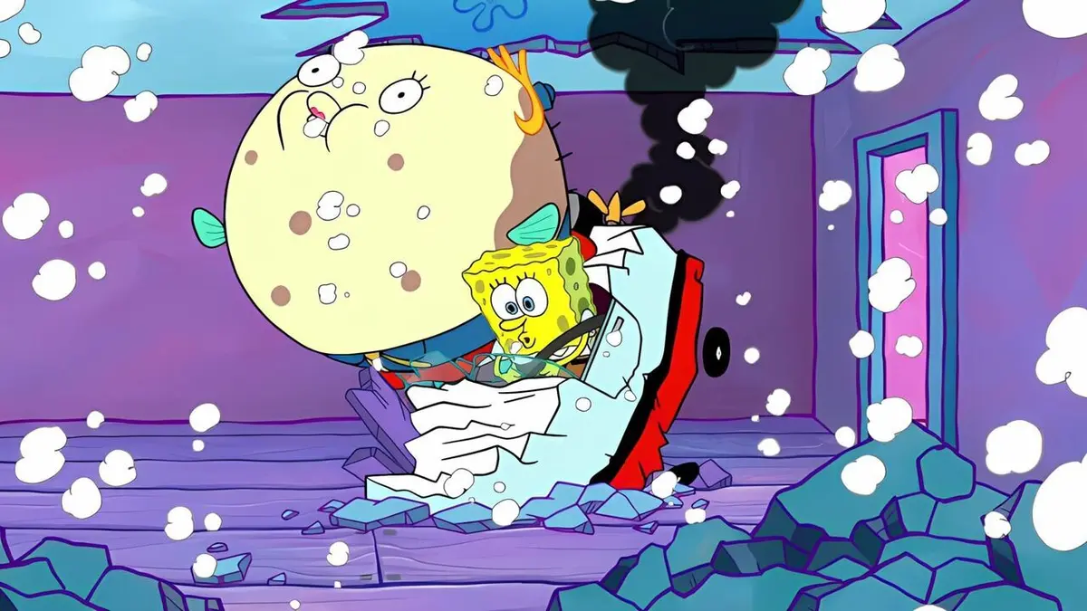 Bob l'éponge S10E08 L'incroyable éponge qui rétrécissait