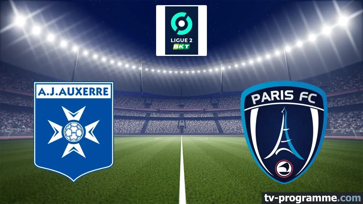 Auxerre / Paris FC Football Ligue 2 BKT 2023/2024 - Sport