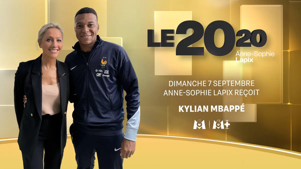 « Le 2020 » sur M6 : Kylian Mbappé inaugure la nouvelle émission d’Anne-Sophie Lapix