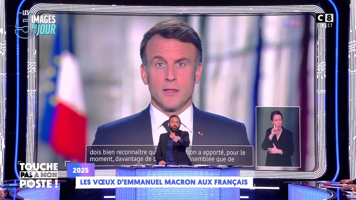 Touche pas à mon poste ! replay du 07/01/2025 : 2025 - Les voeux d'Emmanuel Macron aux…