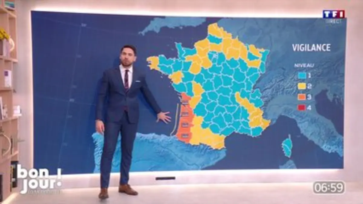 Bonjour ! La Matinale TF1 replay du 12/02/2024 : Bonjour ! La Matinale TF1 - La météo du lundi 12…