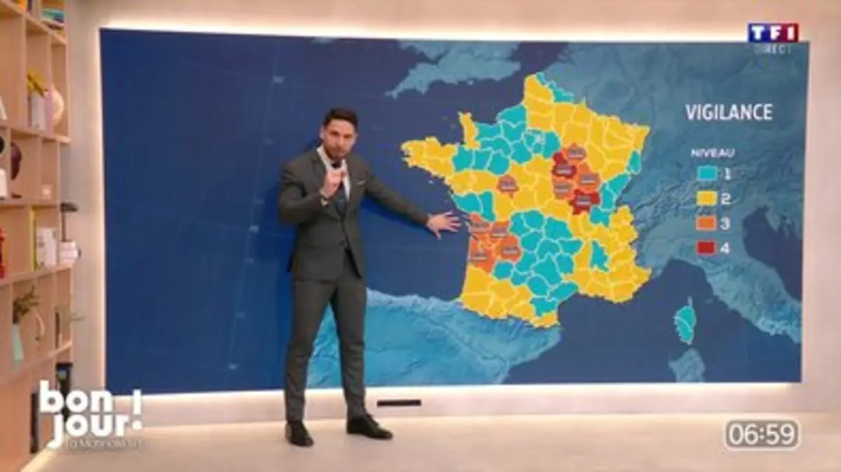 Bonjour ! La Matinale TF1 replay du 02/04/2024 : Bonjour ! La Matinale TF1 - La météo du mardi 2…