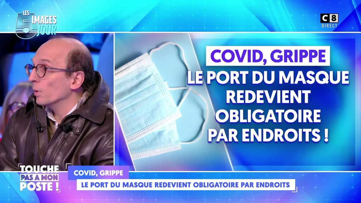 Touche pas à mon poste ! replay du 10/01/2025 : Covid, grippe : Le port ...