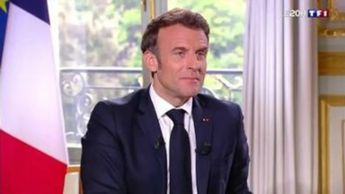 Journal de TF1 replay du 15/05/2023 : Emmanuel Macron : l'intégralité de son interview