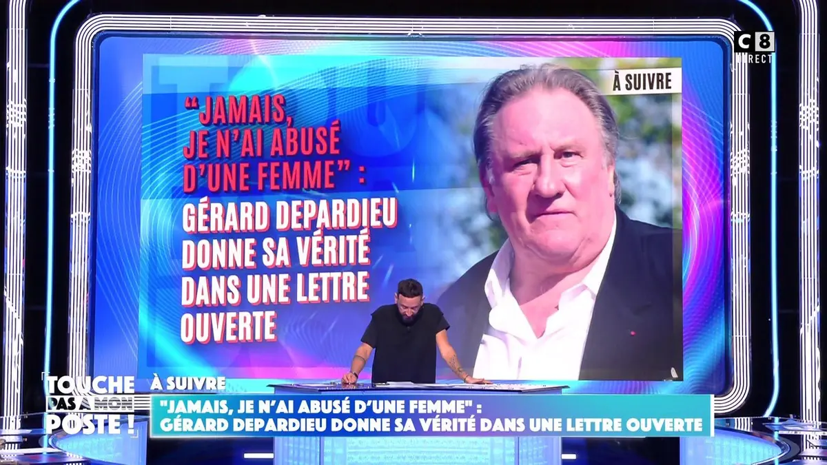 Touche pas à mon poste ! replay du 03/10/2023 : Gérard Depardieu donne ...