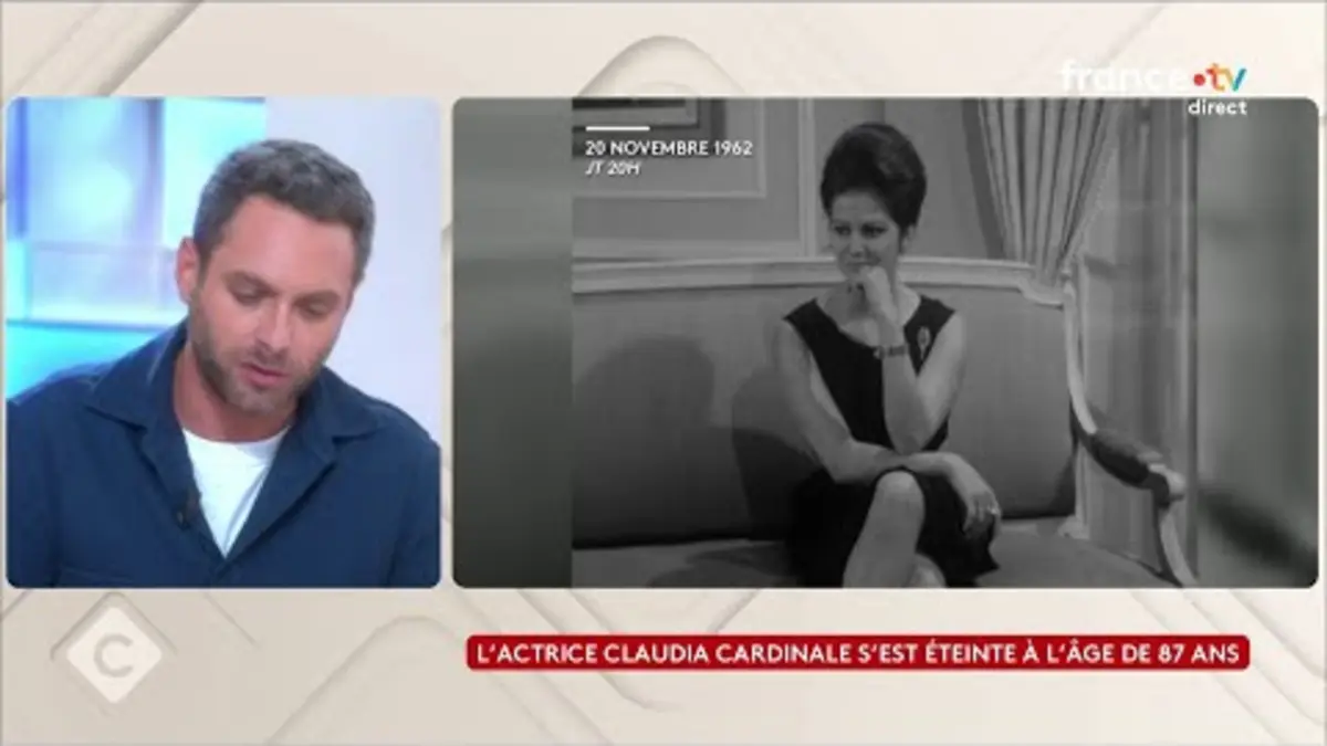C à vous replay du 24/09/2025 : L’actrice Claudia Cardinale s’est ...