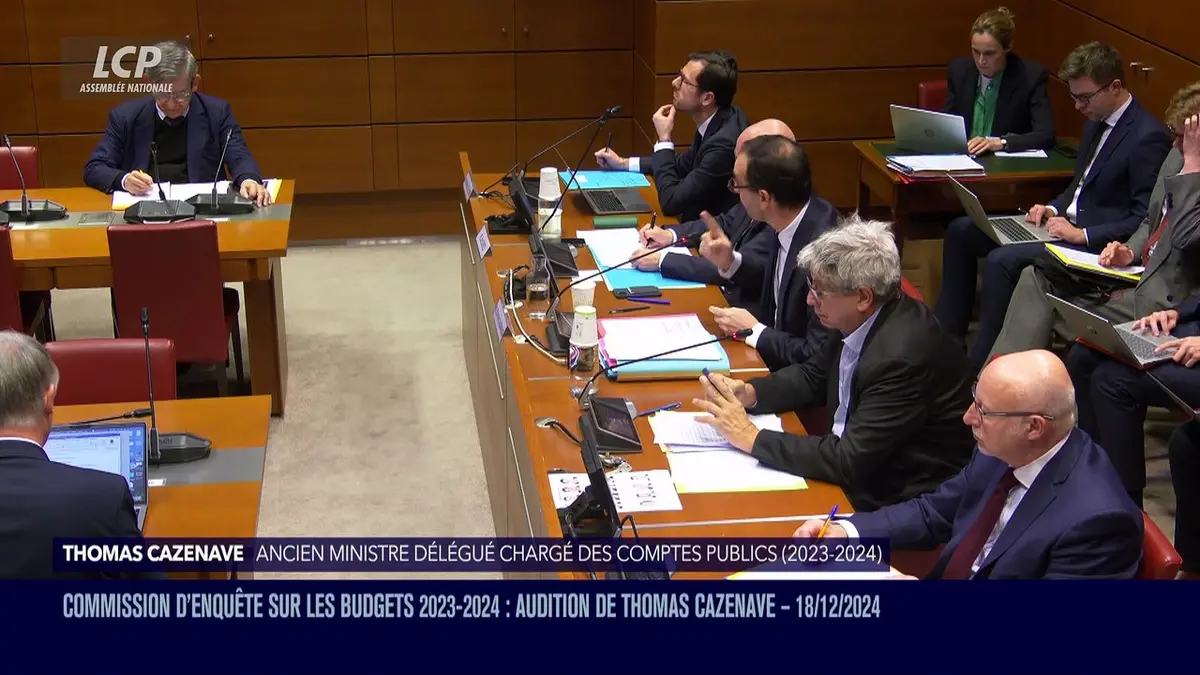 La Chaîne parlementaire replay du 19/12/2024 : La séance est ouverte ! - Commission d'enquête…