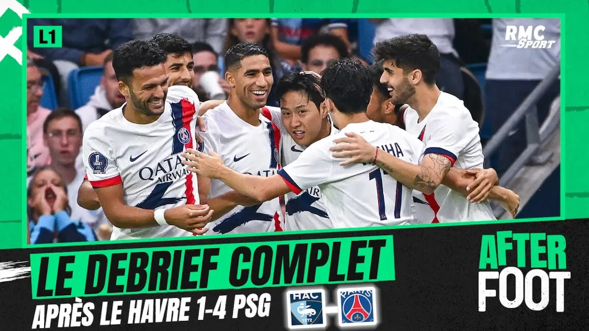 After Foot replay du 16/08/2024 : Le Havre 1-4 PSG : Le débrief complet de l’After foot de la bonne…