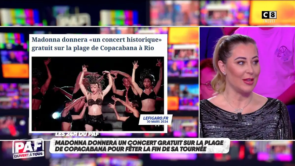 Touche pas à mon poste ! replay du 08/04/2024 : Madonna donnera un concert gratuit sur la plage de…