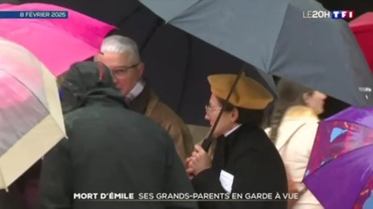 Journal de TF1 replay du 25/03/2025 : Mort d'Émile : ses grands-parents en garde à vue