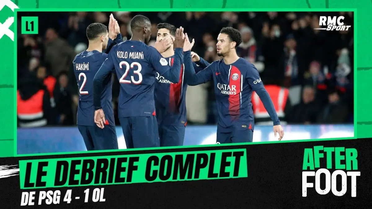 After Foot replay du 21/04/2024 : PSG 4-1 OL : Le débrief complet de l'After foot