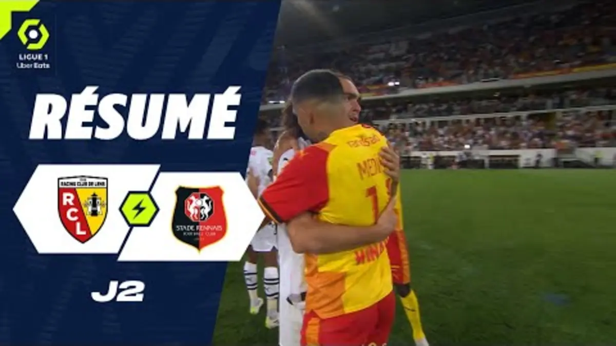 Canal+ replay du 21/08/2023 : RC LENS - STADE RENNAIS FC (1 - 1) - Résumé - (RCL - SRFC)