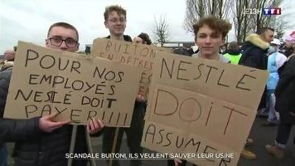 Journal de TF1 replay du 13/03/2023 : Scandale Buitoni : ils veulent sauver leur usine