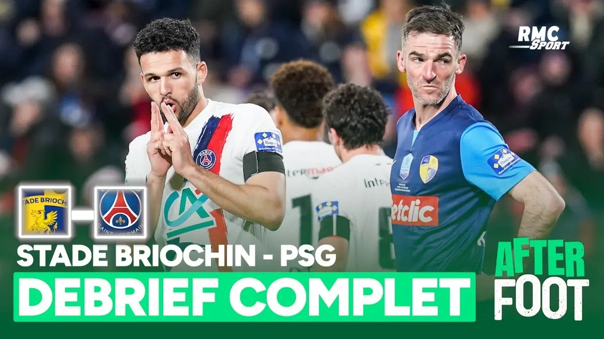 After Foot replay du 26/02/2025 : Stade Briochin 0-7 PSG : Le débrief complet de l'After Foot…