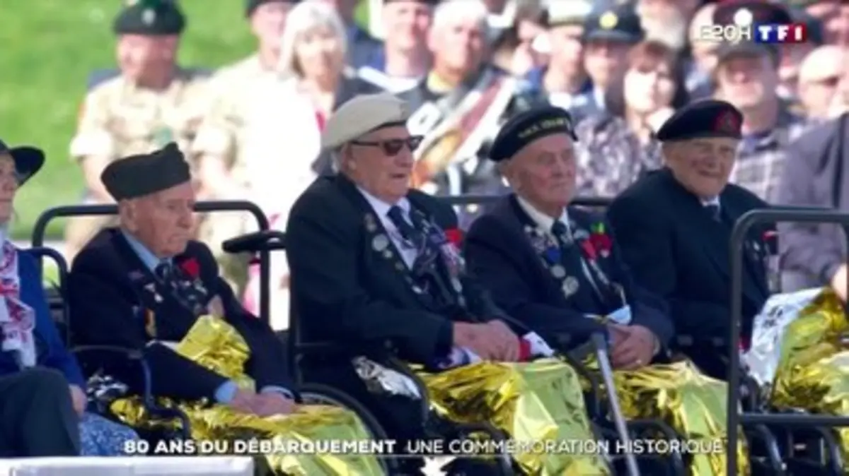 Replay Journal de TF1 du 06/06/2024 : 80 ans du Débarquement : une commémoration historique