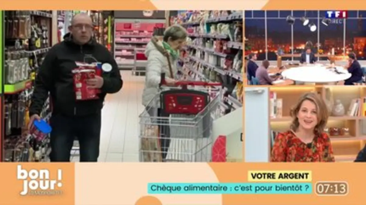 Replay Bonjour ! La Matinale TF1 du 12/02/2024 : Bonjour ! La Matinale TF1 - Chèque alimentaire ...