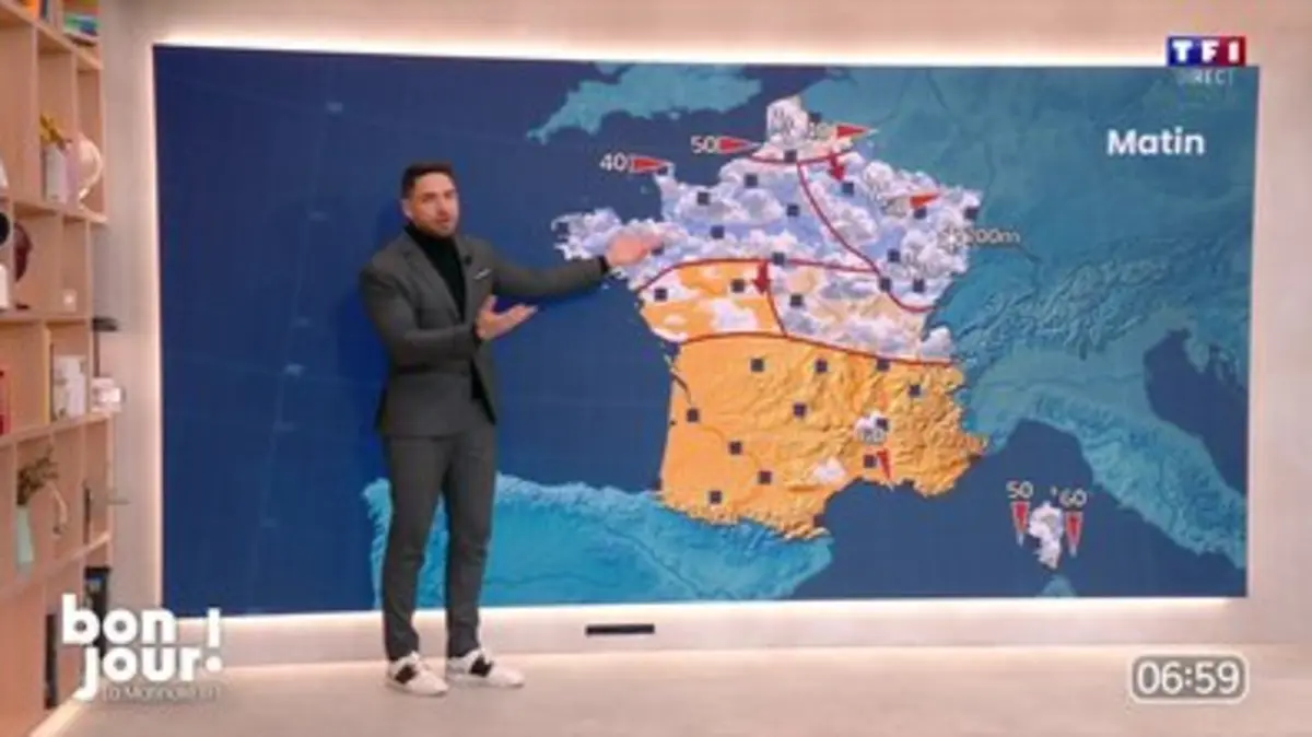 Replay Bonjour ! La Matinale TF1 du 19/04/2024 : Bonjour ! La Matinale TF1 - La météo du ...
