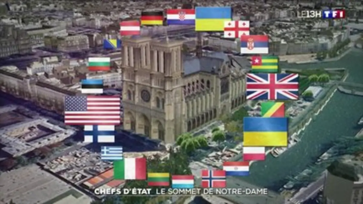 Replay Journal de TF1 du 07/12/2024 : Chefs d'État : le sommet de Notre-Dame