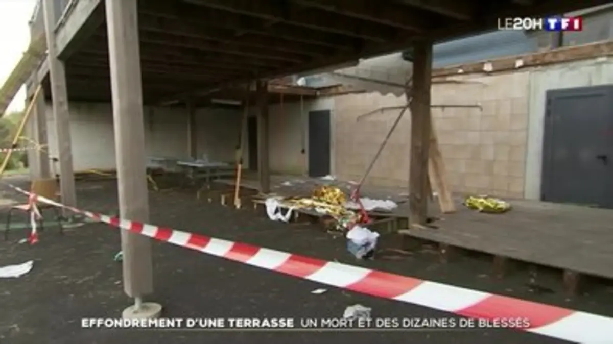 Replay Journal de TF1 du 28/07/2024 : Effondrement d'une terrasse dans le Cantal : un mort et ...