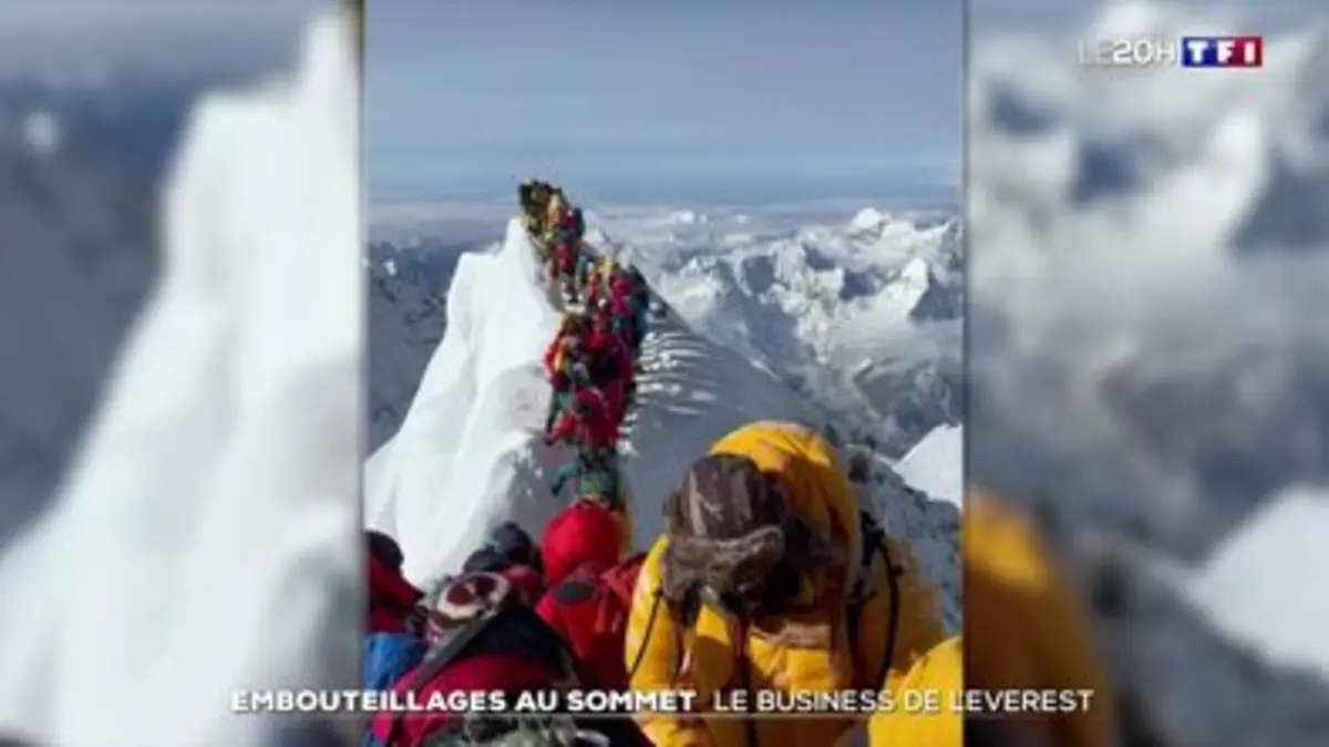 Replay Journal de TF1 du 26/05/2024 : Embouteillages au sommet : le business de l'Everest