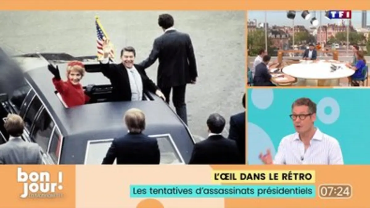 Replay Bonjour ! La Matinale TF1 du 15/07/2024 : L'œil dans le rétro : Les tentatives d ...