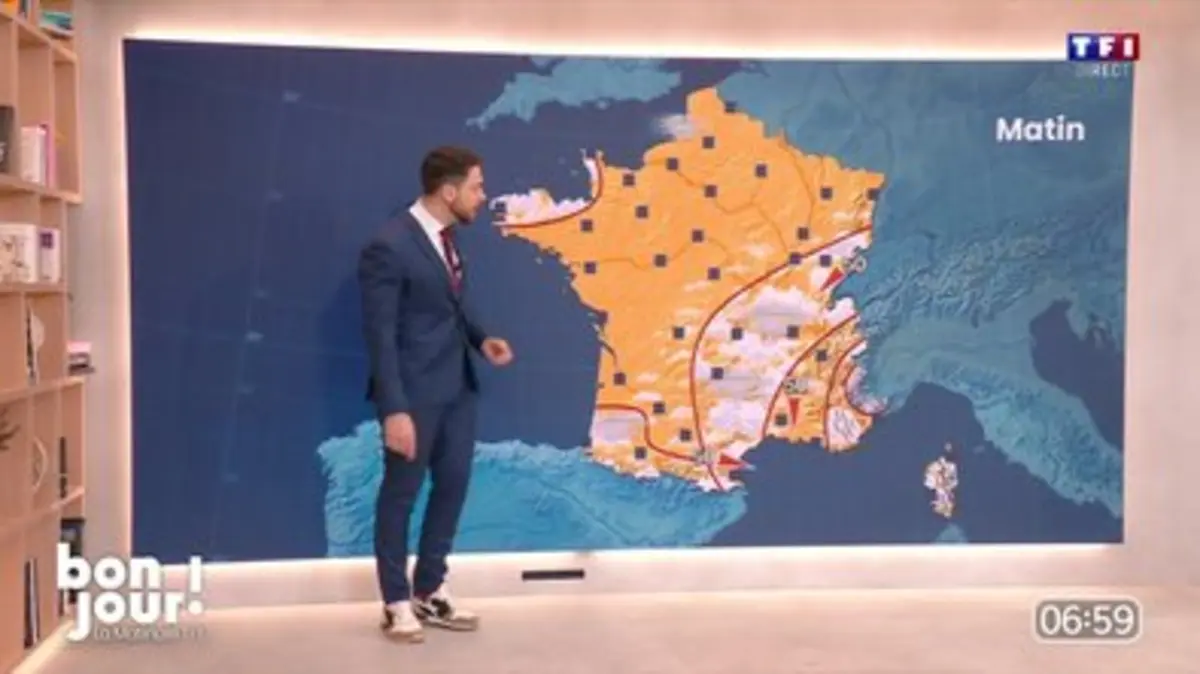 Replay Bonjour ! La Matinale TF1 du 24/06/2024 : La météo du lundi 24 juin
