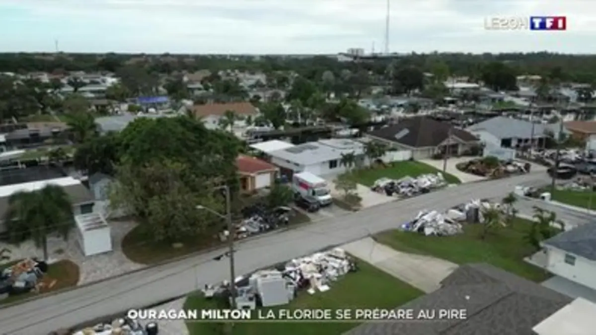 Replay Journal de TF1 du 08/10/2024 : Ouragan Milton : la Floride se prépare au pire