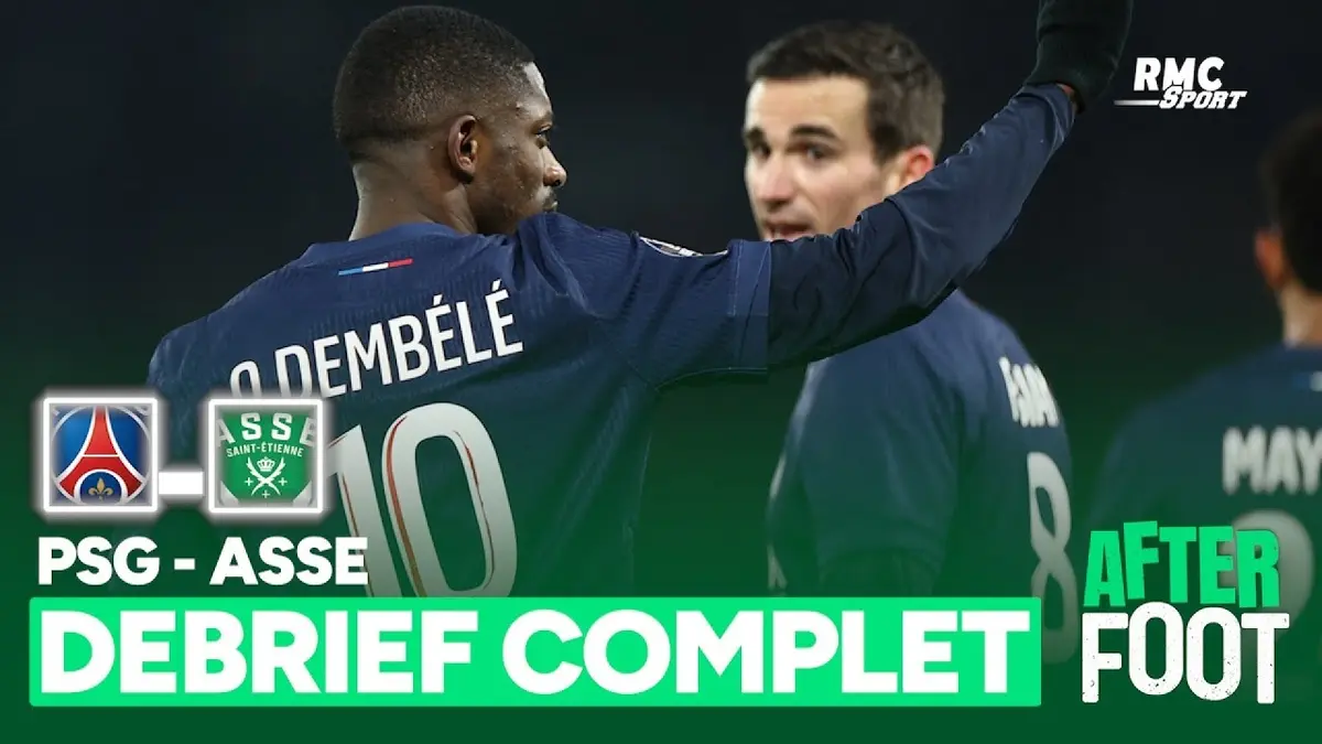 Replay After Foot du 12/01/2025 : PSG 2-1 ASSE : le débrief…
