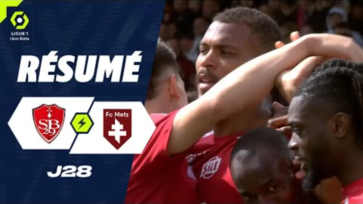Replay Canal+ du 07/04/2024 : STADE BRESTOIS 29 - FC METZ (4 - 3) - Résumé - (SB29 - FCM) / 2023 ...