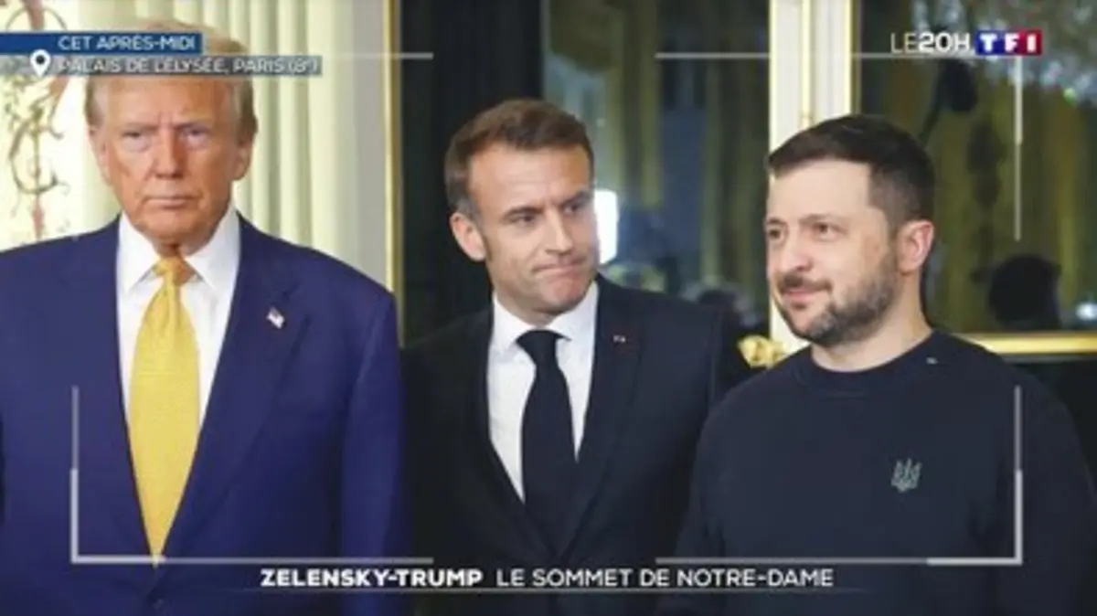 Replay Journal de TF1 du 07/12/2024 : Zelensky - Trump : le sommet de Notre-Dame
