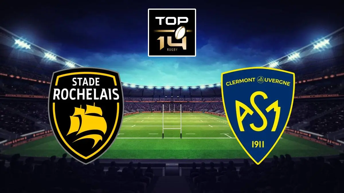 La Rochelle / Clermont Rugby Top 14 2023/2024 - Sport
