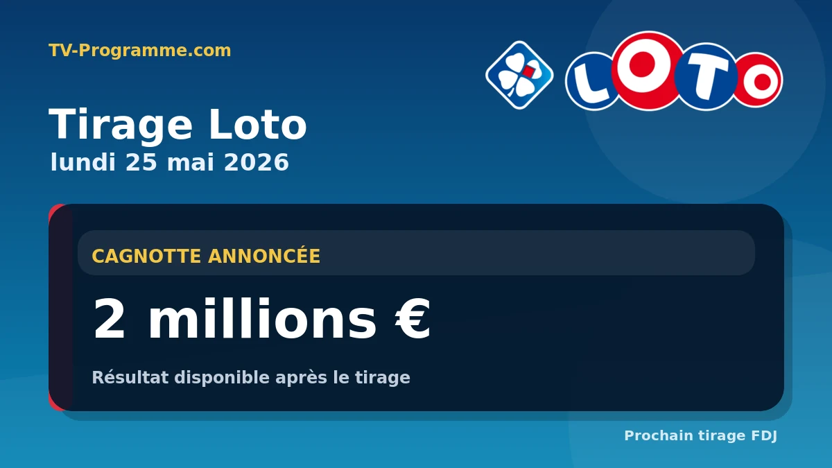Tirage Loto du Samedi 30 mai 2026 : cagnotte 10 millions